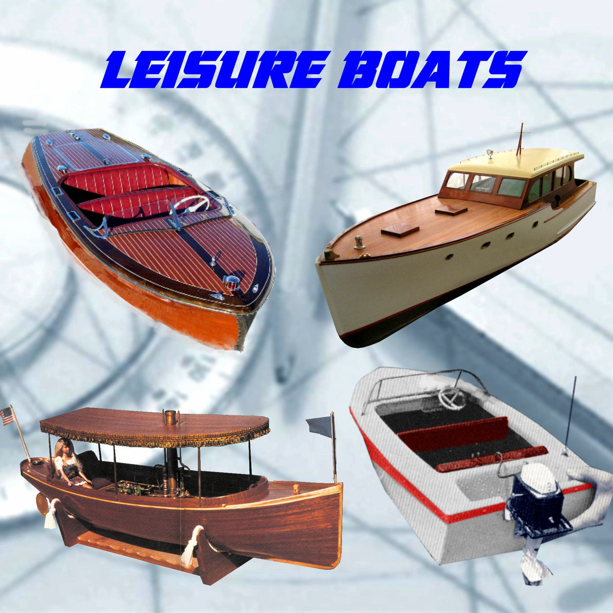 Leisure Craft Boat Plans – Vintage Model Plans