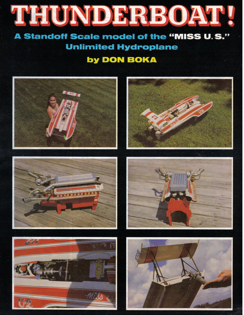 FULL SIZE PLANS standoff scale 1/8 "MISS U. S.” Unlimited Hydroplane L ...
