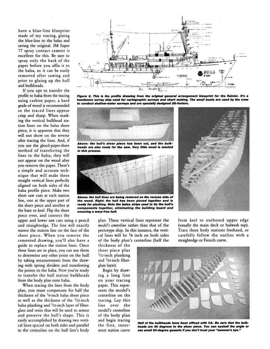 Outlines and waterlines , Hull lines ,sections and details of a freeze ...