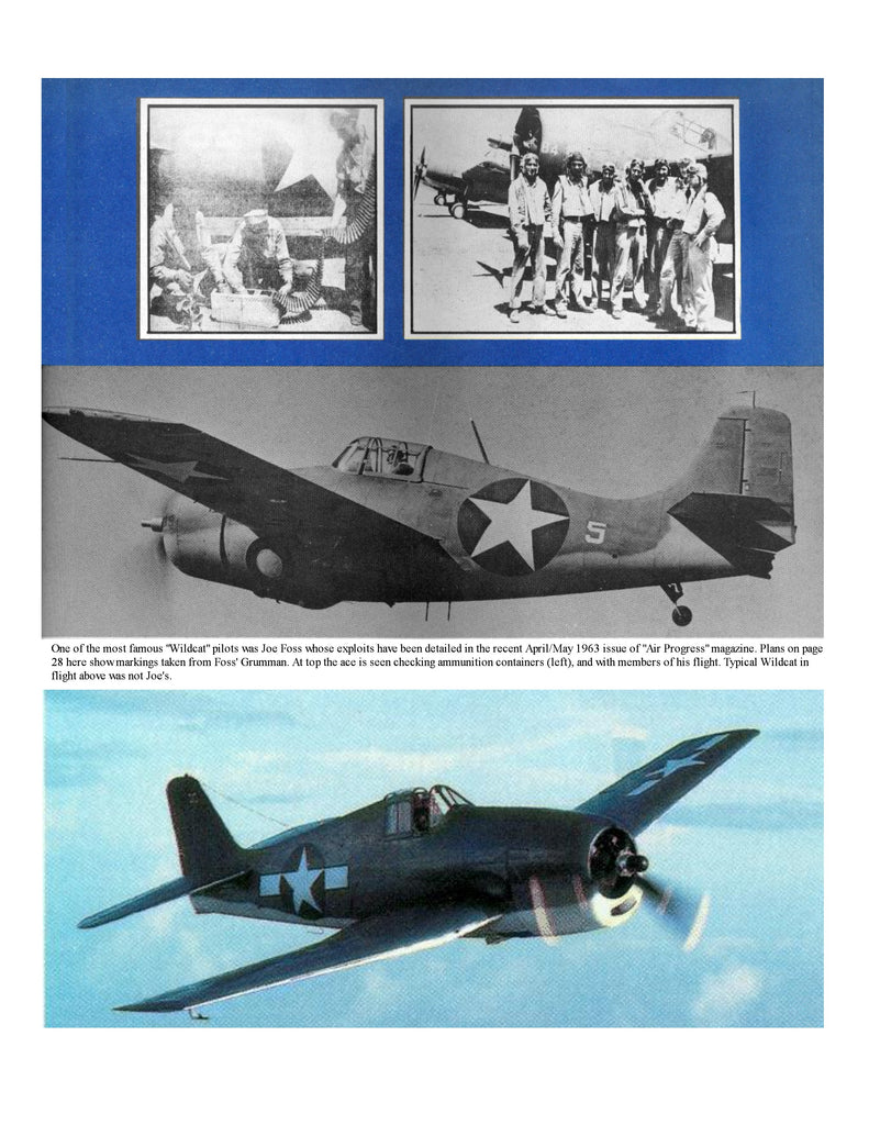 Full Size Printed Plans Control Line Scale 1:12 F4F-3 Grumman WILDCAT ...