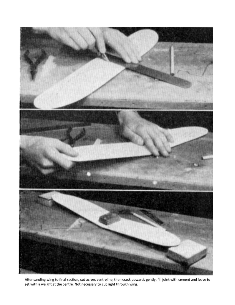 Full Size Printed Plan CONTROL LINE Why not try a Profile Racer? The G ...