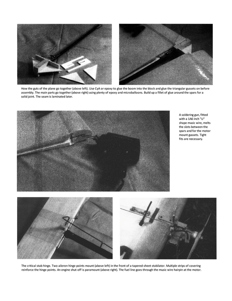 Full Size Printed Plan vintage 1999 Control Line Combat fast or Slow ...