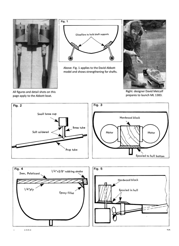 Full size Printed Plans Harbour Defence Motor Launch Scale 1:24 L 36 ...