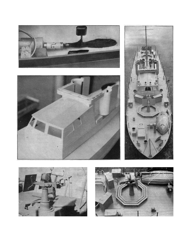 Full size Printed Plans Harbour Defence Motor Launch Scale 1:24 L 36 ...