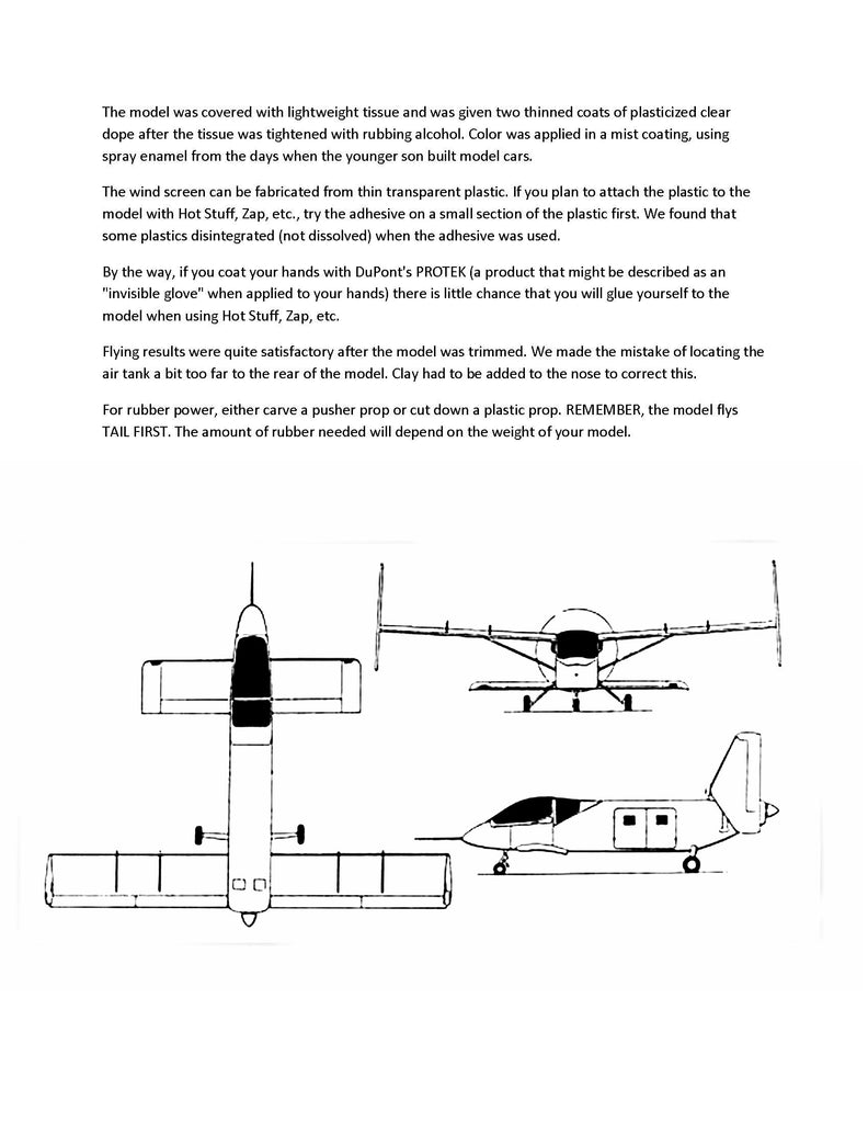 Full size printed plans Peanut Scale "LOCKSPEISER LDA-01" an unusual a ...