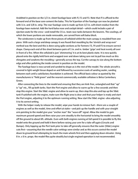 Full Size printed plan CONTROL LINE SCALE 1” = 1ft NORTH AMERICAN OV ...