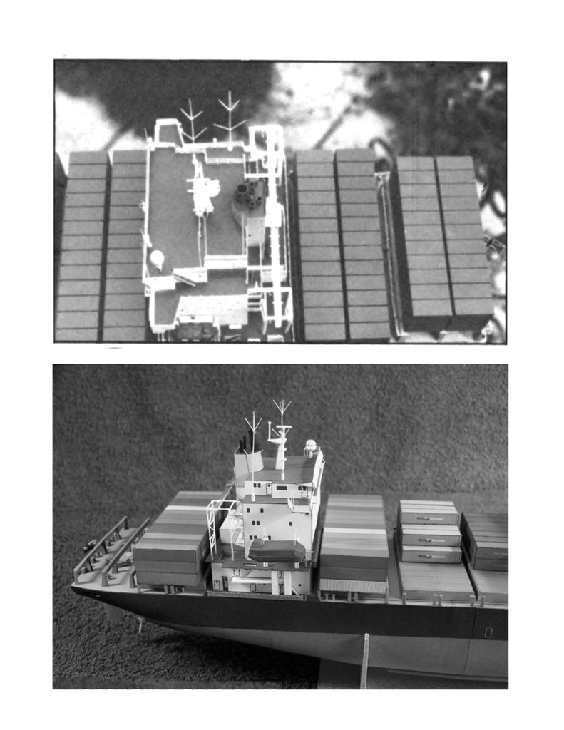 Full Size Drawings Scale 1/192 Length 41" M.V.ANDES Container Ship Len ...