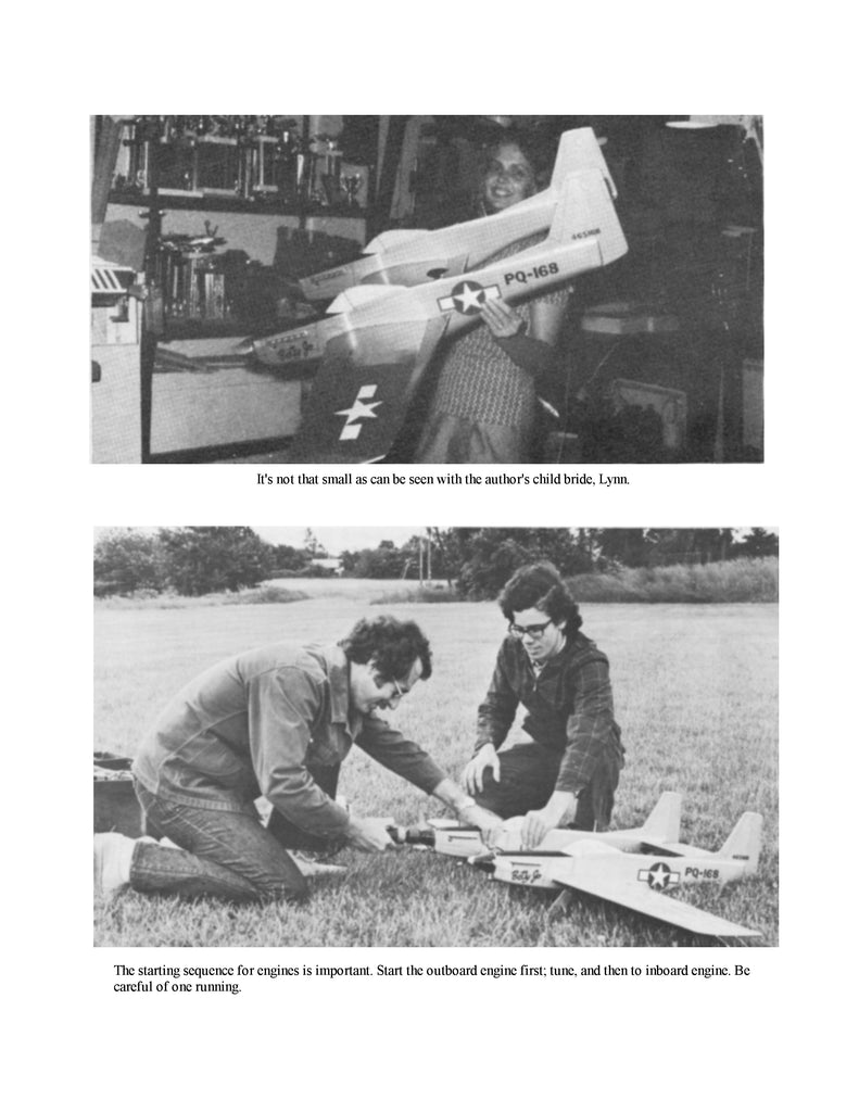 Full Size Printed Plan semi‑scale profile control line stunter F 82 B ...