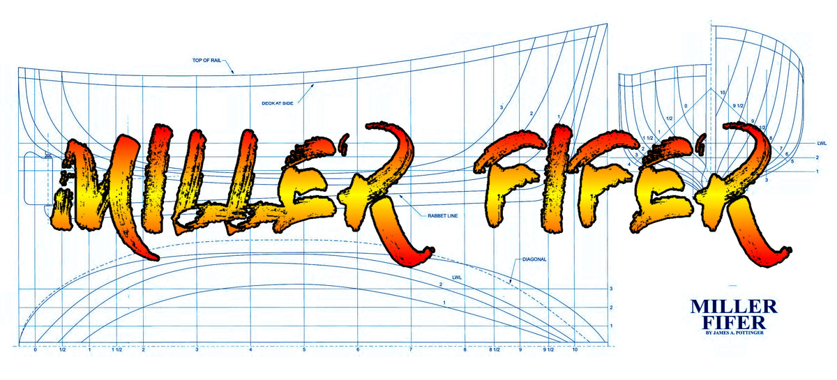 Full size Printed Plans Scale 1:12 Motor Yacht MILLER FIFER Suitable f ...