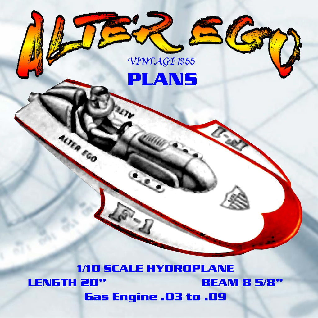 Build a 1/10 Scale Hydroplane Gas Engine .03 to .09 full size printed ...