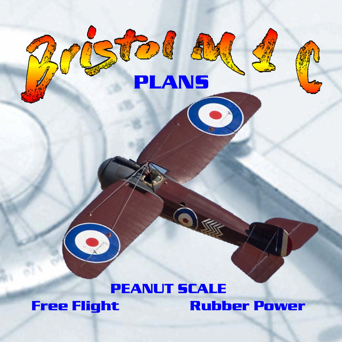 Full Size Printed Peanut Scale Plans Bristol M 1 C CAPT. HARRY BUTLER ...