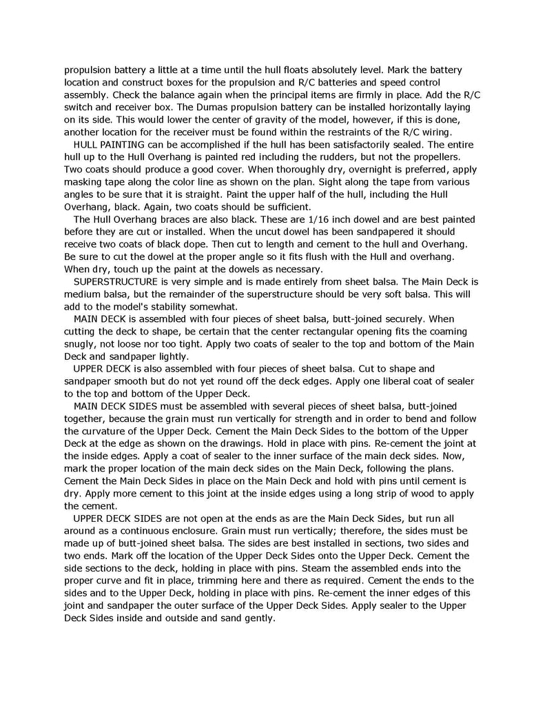 Full Size Printed Plan Scale 1:96 STATEN ISLAND FERRY "Miss New York ...