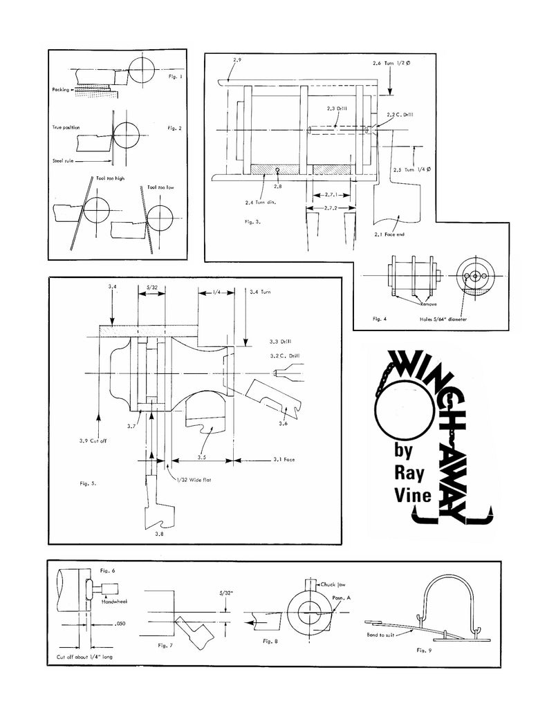 Full Size Printed Plan Scale 1:24 for ship model or display STEAM WINC ...