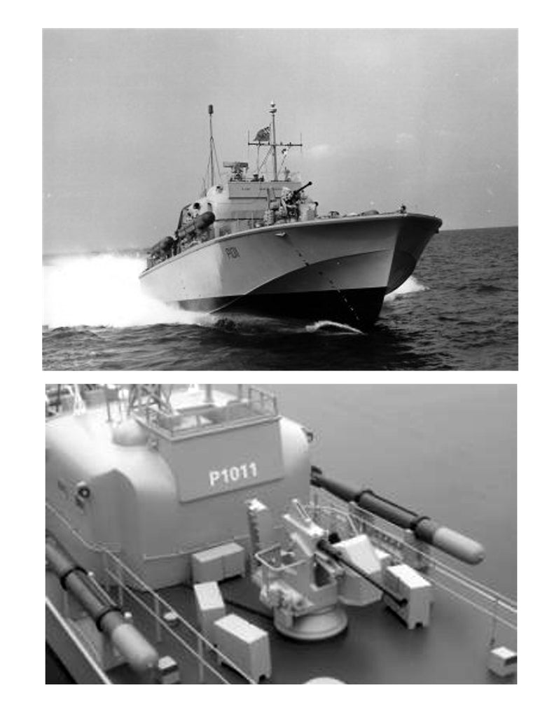 Full Size Printed Plan SCALE 1:32 fast patrol boat BRAVE BORDERER Suit ...