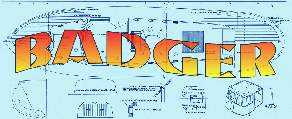 Build a Big Semi-Scale 47" custom launch Badger for eadio control full ...